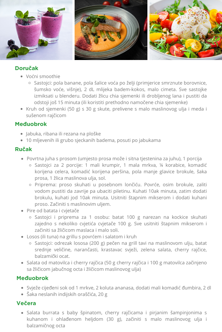 Plan prehrane kod konstipacije