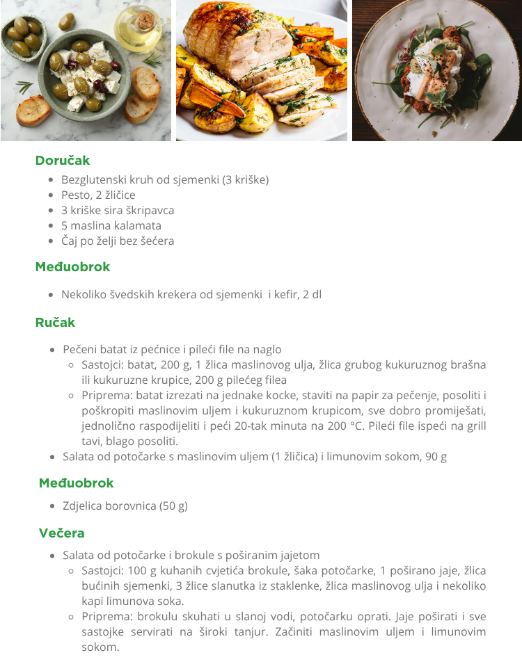 Plan prehrane protuupalne dijete kod reumatoidnog artritisa