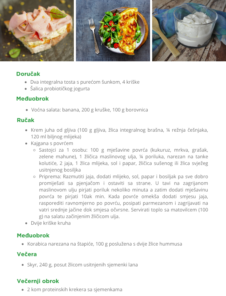 Plan prehrane kod dijabetesa