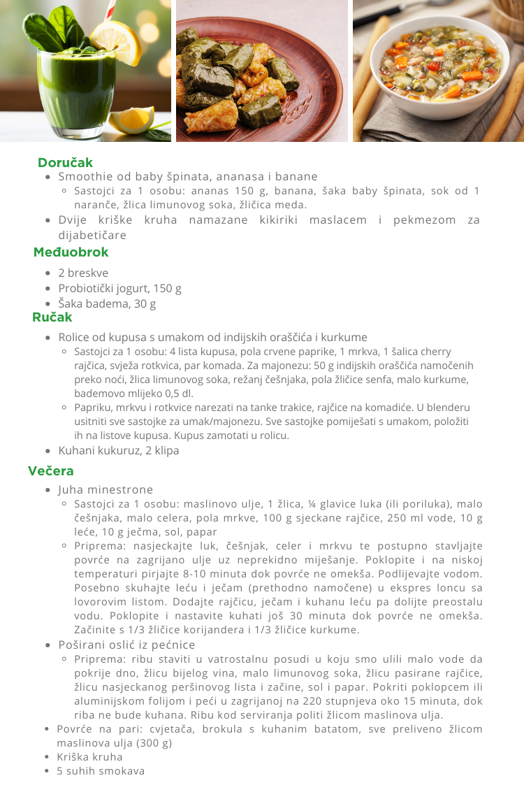 Plan prehrane kod dislipidemije